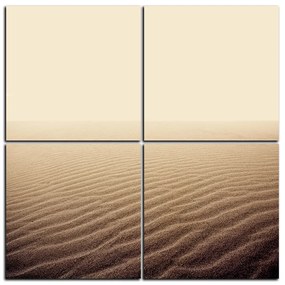 Obraz na plátně - Písek v poušti - čtverec 3127E (60x60 cm)