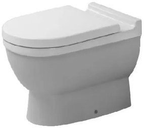 Duravit Starck 3 - Stojící WC, zadní odpad, s HygieneGlaze, alpská bílá 0124092000