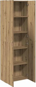 Skříň dub artisan 60 x 32 x 190 cm kompozitní dřevo 3318715