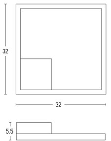 Zambelis 2029 stropní stmívatelné LED svítidlo černé, 12W, 3000K, 32cm