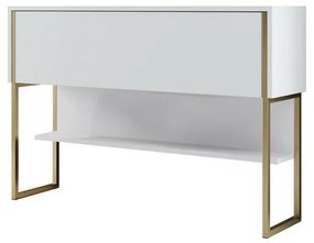 Komoda Luxe White and Gold