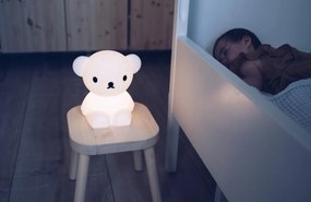 OnaDnes -20% Bílá plastová dětská LED lampa Mr. Maria Boris 21 cm