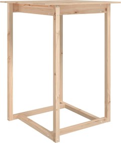 vidaXL Barový stolek 80 x 80 x 110 cm masivní borové dřevo [822182] Barva: medová hnědá