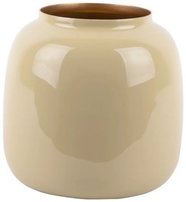 OnaDnes -20% Time for home Světle hnědá kovová váza Ivyna 20,5 cm