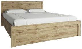 Manželská postel 120 cm Deloris (dub navarra) (bez roštu a matrace). 1052886
