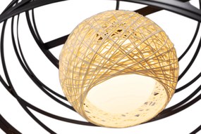 Toolight - Moderní závěsné svítidlo 1xE27 181691, černá, OSW-00109