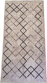 HU Moderní béžový koberec Banco 1126-BEIGE se vzorem čtverců Rozměr: 60x110 cm