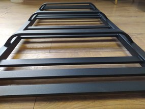 Regnis LOX DUO, topné těleso 300x1500mm, 644W, černá matná, LOXDUO1500/300/D270/BLACK