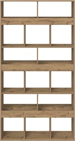 Knihovna dub artisan 100 x 33 x 187,5 cm kompozitní dřevo 3309383