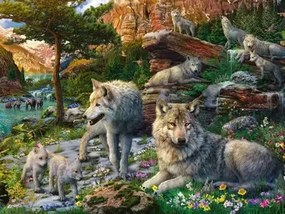 Ravensburger Jarní vlci / 1500 dílků / od 14 let