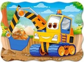 Castorland  Žlutý bagr / 30 dílků / od 4 let