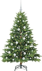 Umělý vánoční stromeček s stojanem Zelená 150 cm PE a PVC 3397539