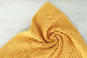 Koupelnová předložka CASA PURA - medově žlutá - GOTS