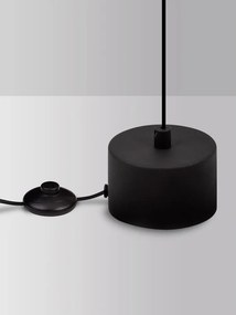 Matně bílá hliníková LED stmívatelná stojací lampa (výška 370 cm) Olos – Nova Luce