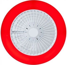 Brilliant G60020/05  Stmívatelné LED svítidlo SALERNO BÍLÉ &amp; reverzní VENTILÁTOR + funkce LED
