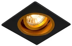 LED zápustné svítidlo Chuck DL Square 92706 černozlaté Zuma Line