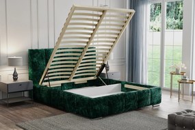 Postel MODEL 09 120x200 zelená - MAGIC VELVET 2225
