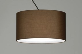 Stojací designová oblouková lampa Adamo Marrone