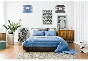 Závěsné svítidlo Elegance Spider, 1x textilní stínítko (výběr ze 3 barev), (výběr ze 2 barev konstrukce), (fi 35cm)