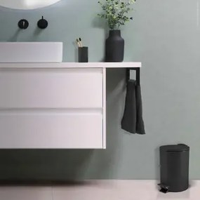 SPIRELLA Pedálový odpadkový koš ADELAR matná černá / Ocel / 3 l