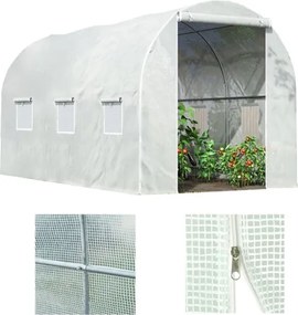 Velaco Zahradní fóliovník TF 03W, 3x2 m, bílý