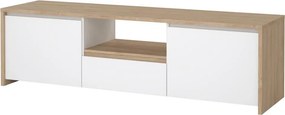 FALCO TV stolek Nerea 315 jackson hickory/bílý lesk
