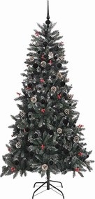 Umělý vánoční stromeček Zelená 210 cm PVC, plast a ocel 3395893