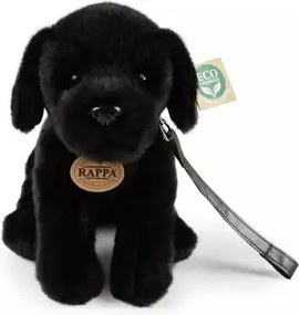 RAPPA Plyšový labrador černý 25 cm / ECO-FRIENDLY / od 0 let