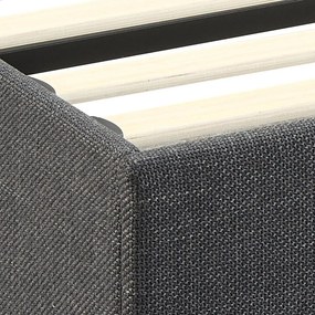ACTONA GROUP Čalouněná postel CALVI tmavě šedá 160x200 H000024735