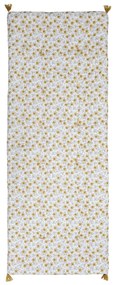 Chic Antique Prošívaná matrace Daisies 180 x 70 cm, žlutá barva, textil