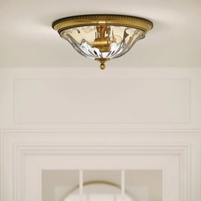 Luxusní stropní svítidlo Elstead Cambridge mosaz 2xE27 41 cm