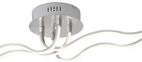 JUST LIGHT. 15126-55 - LED Přisazený lustr WAVE LED/29,4W/230V chrom