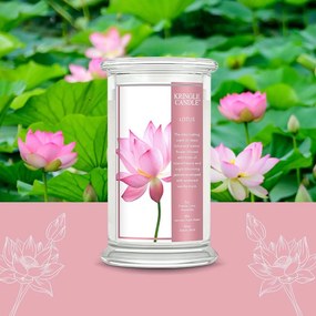 Kringle Candle svíčka BOTANICAL Lotus (sójový vosk), 623 g