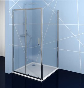 Polysan, Easy Line čtvercová sprchová zástěna 1000x1000mm L/P varianta, EL1015EL3415