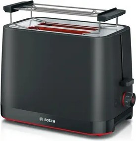 Bosch MyMoment TAT3M123 černá / Topinkovač / 950 W / 2 topinky / centr