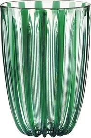 Sklenice a skleničky Dolcevita z recyklovaného materiálu 470 ml smaragdové 4 ks