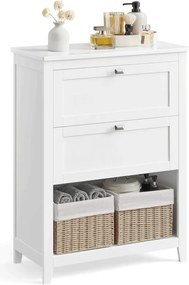 Koupelnová skříňka AUK-E1054 WT, mdf, bílá (60 x 30) cm