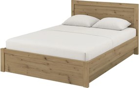 Postel 160x200 s úložným prostorem dub artisan Ayson