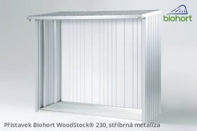 Biohort Zadní stěna WoodStock® 230 Barva: šedý křemen metalíza