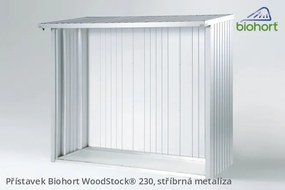 Biohort Zadní stěna WoodStock® 230 Barva: stříbrná metalíza