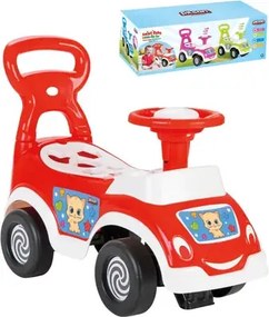 PILSAN Odrážedlo auto červené / Vkládačka a klakson 2v1 / Nosnost 20 k
