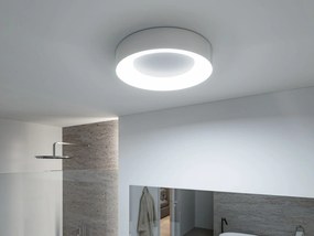 Paulmann 71095 Casca, koupelnové stropní svítidlo LED 23W White Switch, matný chrom, průměr 40cm, IP44