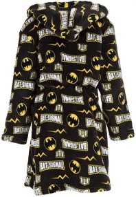 Dětský / chlapecký coral fleece župan s kapucí Batman, EU 104 Hnědá