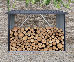 Přístřešek na dřevo Riwall PRO RMW Anthracite 2 x 1,5 m