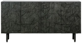 Komoda counter 160 x 83 cm černá MUZZA