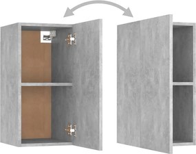 TV stolky 7 ks betonově šedé 30,5 x 30 x 60 cm dřevotříska 3079163