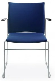 profim Konferenční židle Ariz 560V s područkami Barva kostry černá kostra GALERIE - Čalounění profim LÁTKY 1, KOŽENKY 1 / CURA, MEDLEY, SPRINT, TONAL, XTREME, VALENCIA Barva plastu Profim Ariz - červený plast