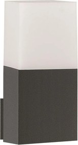 NV 713412 Venkovní nástěnné svítidlo STICK tmavě šedý hliník bílý akryl E27 1x12W 220-240V IP54 bez žárovky - NOVA LUCE