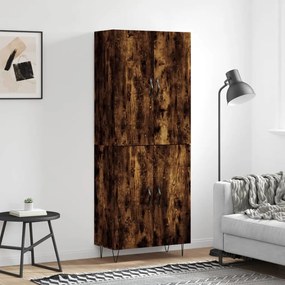 vidaXL Skříň highboard 69,5 x 34 x 180 cm kompozitní dřevo [3198058] Barva: kouřový dub