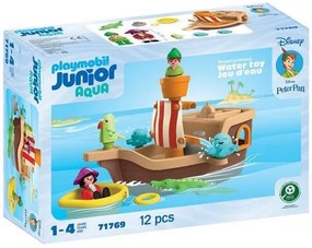 Playmobil 71769 junior & disney aqua: pirátská loď petra pana